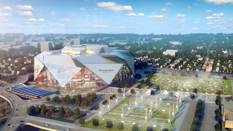 'Mercedes-Benz Stadium' สนามกีฬาแห่งใหม่ หวังคว้า LEED Platinum