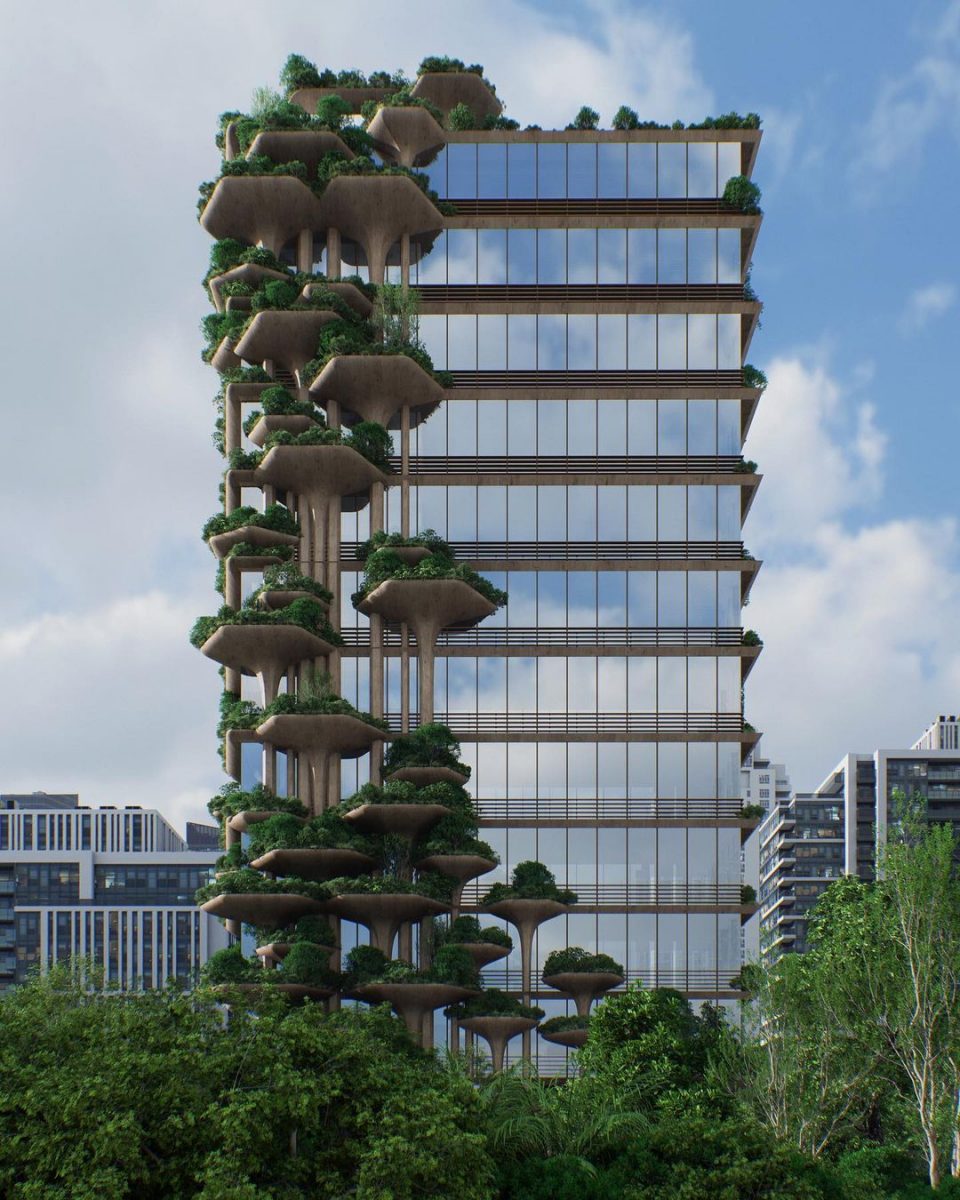URUPE TOWER: สถาปัตยกรรมสีเขียวเชื่อมโยงสิ่งมีชิวิตและธรรมชาติในเซาเปาโล
